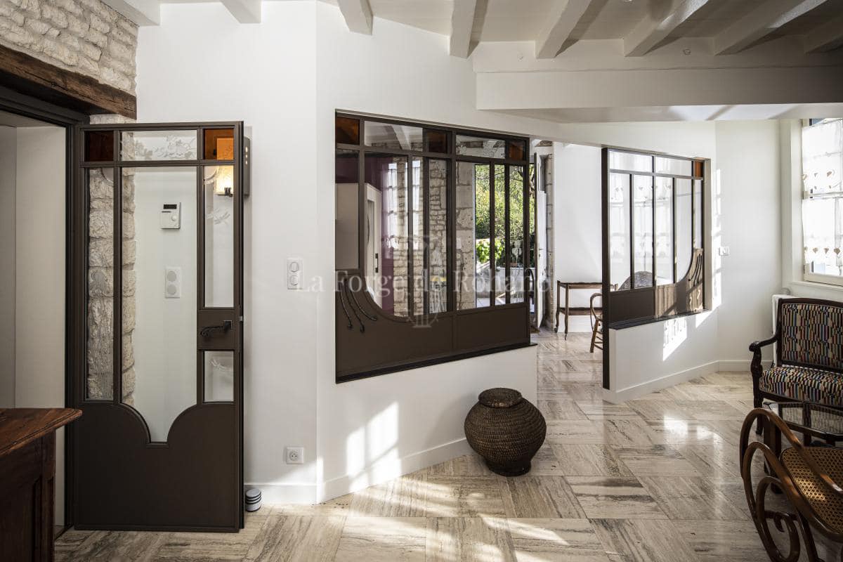 Steel Glass Partition - La Forge de Rohane